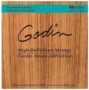 Amazon.com: Seagull Merlin High-Definition Strings Steel/Phosphor ...