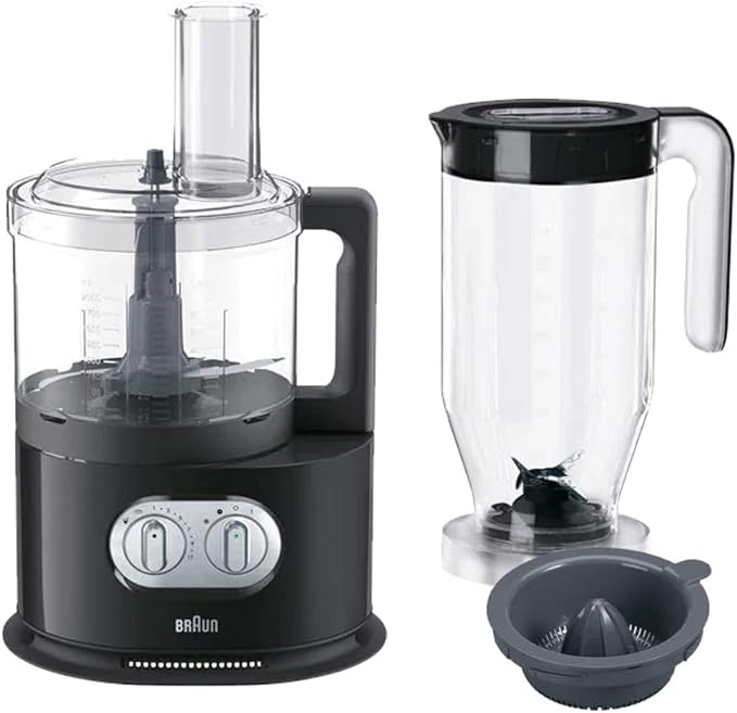 Braun Fp5150Bk Robot da Cucina, 1000 W, Nero: Amazon.it: Casa e cucina