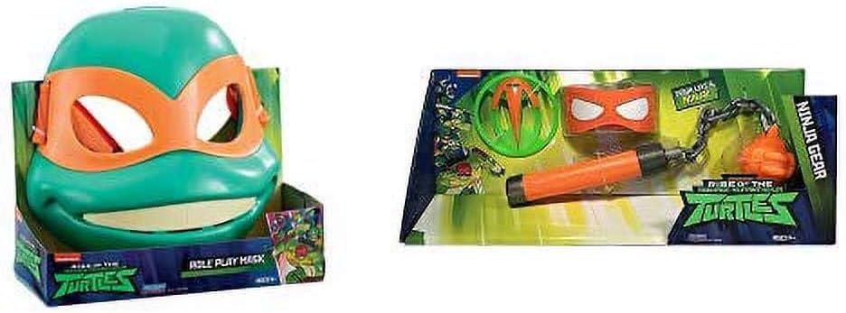 Teenage Mutant Ninja Turtles Role Play Mask And Weapon Bundle, Mikey ...