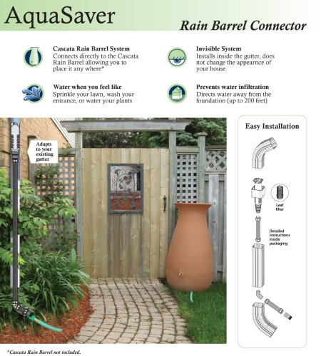 AquaSaver Gravity Rainwater Recovery System