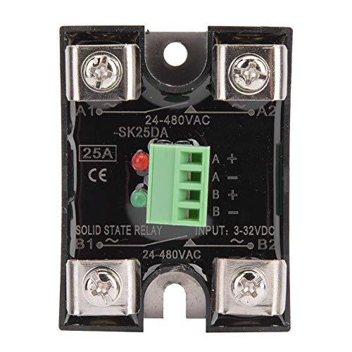 Dual Channel DC Control Dual Channel AC Solid State Relay 24-480VAC ...