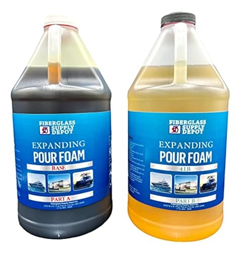 4 Lb. Density Expanding Pour Foam, 2 Part Polyurethane Closed Cell ...