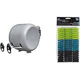 Minky Retractable Reel Washing Line with 30 m of Drying Space, Grey ...