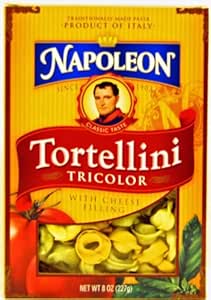 Amazon.com : Napoleon Pasta Tortellini Tri Color, 8-Ounce (Pack of 6 ...
