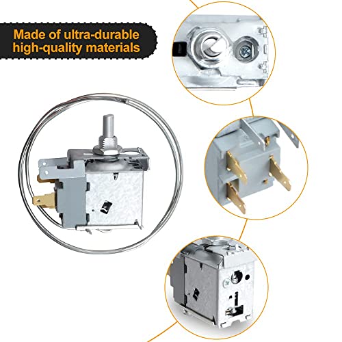 Saim AC 220V-250V 6A 60HZ 3 Pin Freezer Refrigerator Thermostat Cold Control Thermostat ...