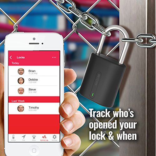 Dog & Bone Locksmart Mini - keyless bluetooth padlock - smart padlock ...