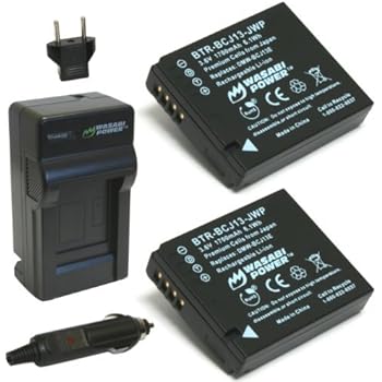 Amazon.com : Wasabi Power Battery for Panasonic DMW-BCJ13 and Panasonic Lumix DMC-LX5, DMC-LX7 ...