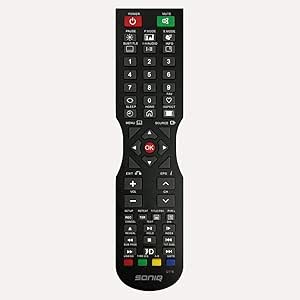 Soniq SPUNIVERSALQT1E Remote Control QT1E For most Smart Soniq Tvs ...