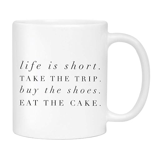 Amazon.com: Life is Short 11oz Coffee Mug: Handmade