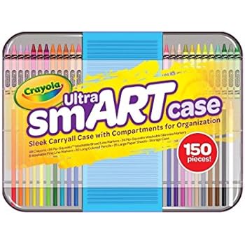 Amazon.com: Crayola 150-Count Telescoping Crayon Tower, Storage Case ...
