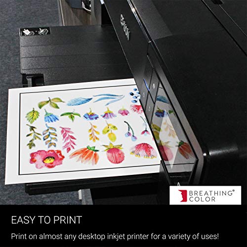 Photo Peel Matte Printable Adhesive Vinyl 8.5"x11", 12 sheets Inkjet ...