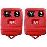 Amazon.com: KeylessOption Red Replacement 3 Button Keyless Entry Remote ...