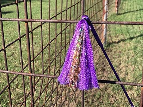 Amazon.com: Show Pig Whip - Purple - Purple & Gold: Handmade
