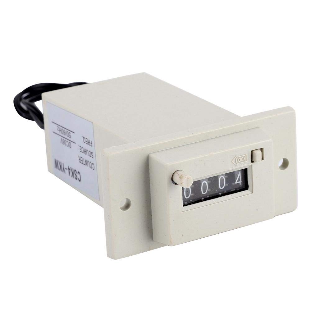 Pulse Counter，CSK4-YKW 4 Digits 0-9999 Industrial Totalizer Mechanical ...