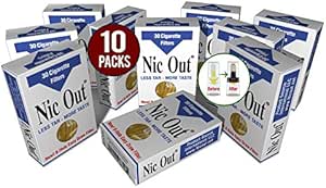 Amazon.com: Nic-Out Cigarette Filters 10 Packs (300 Filters) Smoking ...