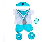 Amazon.com: Pilot Outfit with Goggles Teddy Bear Clothes Fits Most 14 ...
