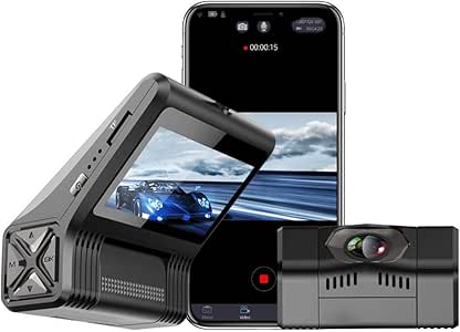 Amazon.com: WOLFBOX Mini Dash Cam with WiFi,1080P Dash Camera for Car,2 ...