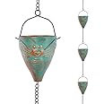 Amazon.com : giole 10 FT Rain Chain for Outside, Rain Chain with 10 Bee ...