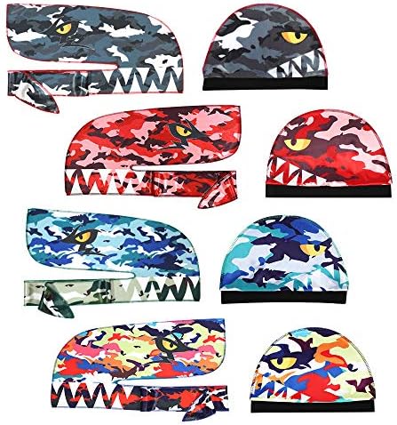 Premium Silky durag & Wave Cap(Multi Colors),Designer Durag with Long ...