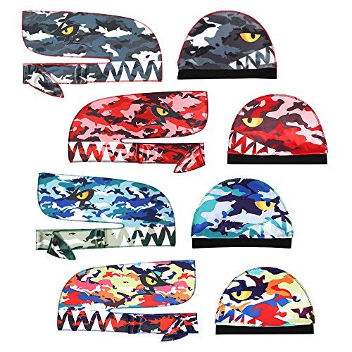 Premium Silky durag & Wave Cap(Multi Colors),Designer Durag with Long ...