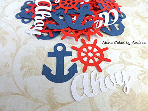 Buy Anchor Nautical Confetti, Ahoy Its A Boy, Anchor Ships Captains ...