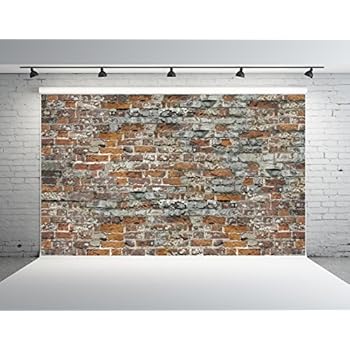 Amazon.com : AIIKES 7x5FT Vintage Brick Wall Photography Backdrop ...