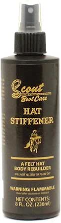 Amazon.com: SCOUT Mens MF Western Hat Stiffener 8oz: Clothing