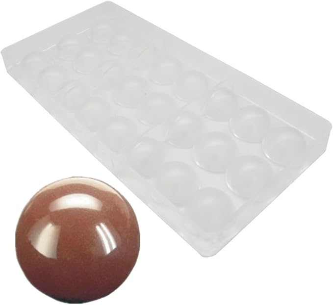 Large Half Ball Chocolate Mold Ball Polycarbonate Mould Chocolate Semi ...