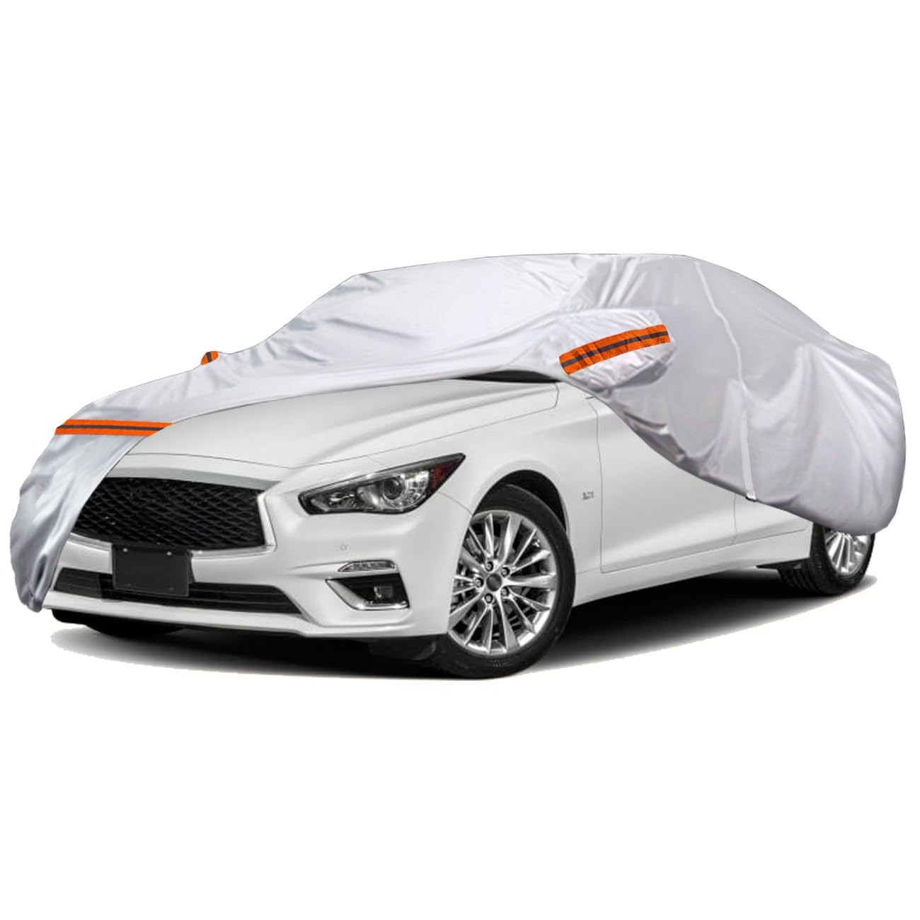 TUCAREST 6 Layers Full Car Cover for Sedan/Wagon/Coupe/Hatchback ...