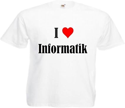 Camiseta I Love Informatik para mujer, hombre y niños en los colores ...