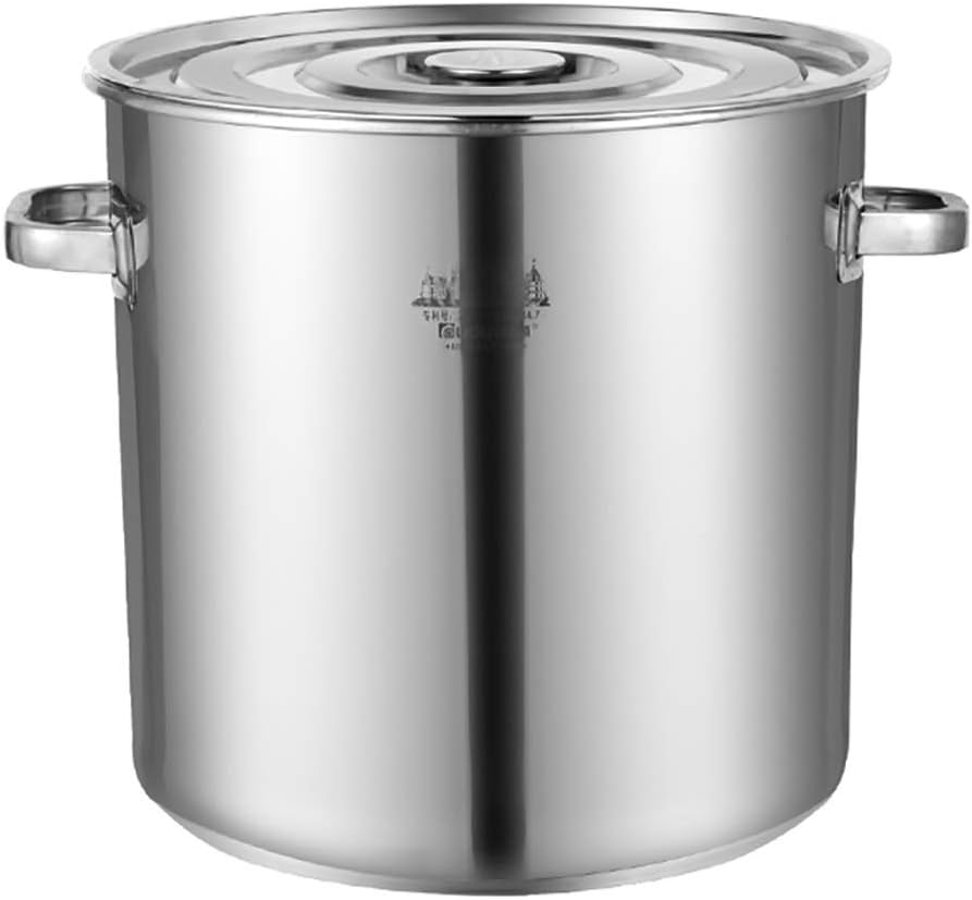 Amazon.com: Stock Pot, Commercial/Household Thick Stainless Steel Deep ...