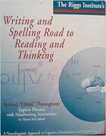 The Writing Road to Reading Phonogram Cards: Myrna McCulloch ...