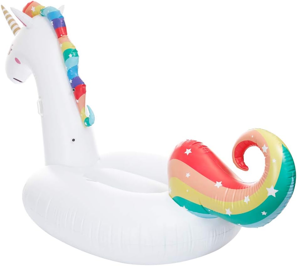 Nonrahy Giant Inflatable Unicorn Pool Float,Inflatable Pool Floats Raft ...