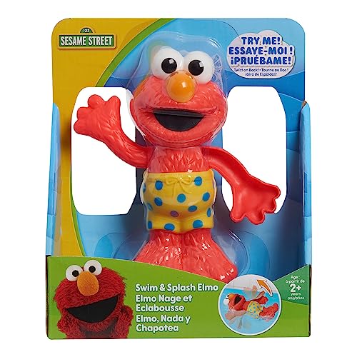 Sesame Street Swim and Splash Elmo Wind Up Bath and Pool Toy ...