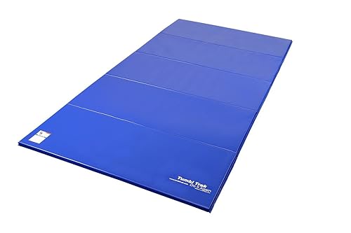 Tumbl Trak Gymnastics Folding Tumbling Panel Mat, 5ft x 10ft x 2in ...
