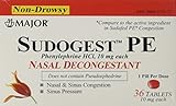 Sudogest PE Generic for Sudafed PE Nasal Decongestant Phenylephrine HCl ...