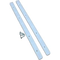Plastic 2 Pcs Plastic Drawer Rails Trays Track Slides Cabinet Chute ...