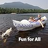 Sea Eagle SE330 Two Person Inflatable Sport Kayak Canoe Boat with Two ...
