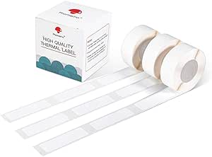 Amazon.com : Phomemo D30 Thermal self-Adhesive Label, 3/8" X 1 1/2 ...