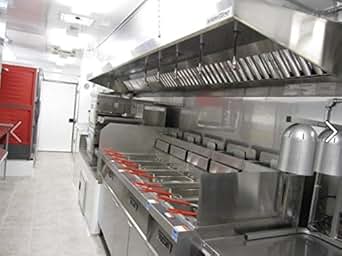 Amazon.com: 8' Stainless Backshelf Concession Trailer Hood System ...