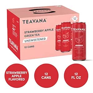 Amazon.com : Teavana Craft Iced Tea, Strawberry Apple Green Tea, 12 Fl ...