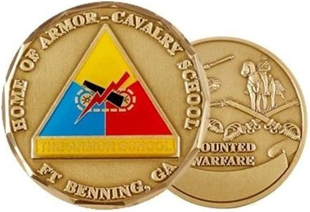 Amazon.com: US Army Fort Benning Armor School Challenge Coin: Clothing