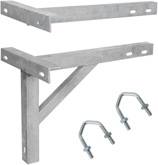 Loops 18" Galvanized T & K Wall Mounting Bracket - Heavy Duty: Amazon ...