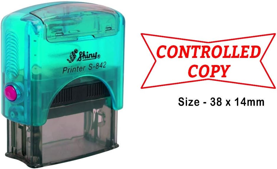 eloria Copia controlada Autoentintado Sello de goma Negocio Sello ...