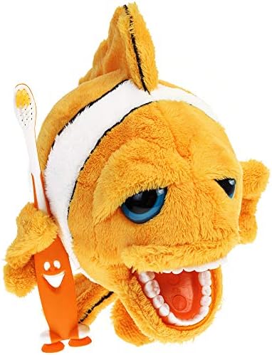 StarSmilez Kids Toothbrush Finn Fish Plush Dental Education Tool Teach ...