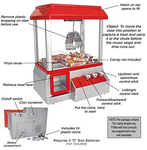 Mua PowerTRC Claw Machine Toy Arcade Game with Sound, Mini Carnival ...