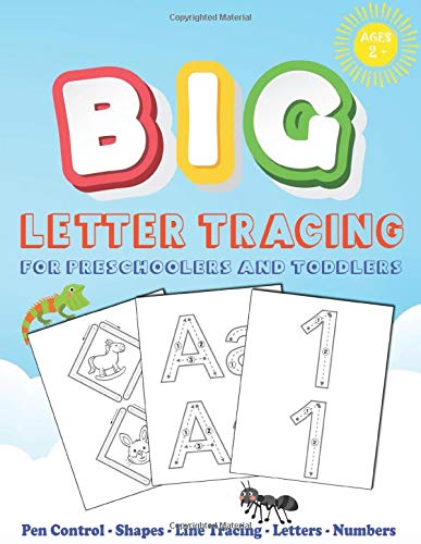 Amazon.com: BIG Letter Tracing for Preschoolers and Toddlers: Work Book ...