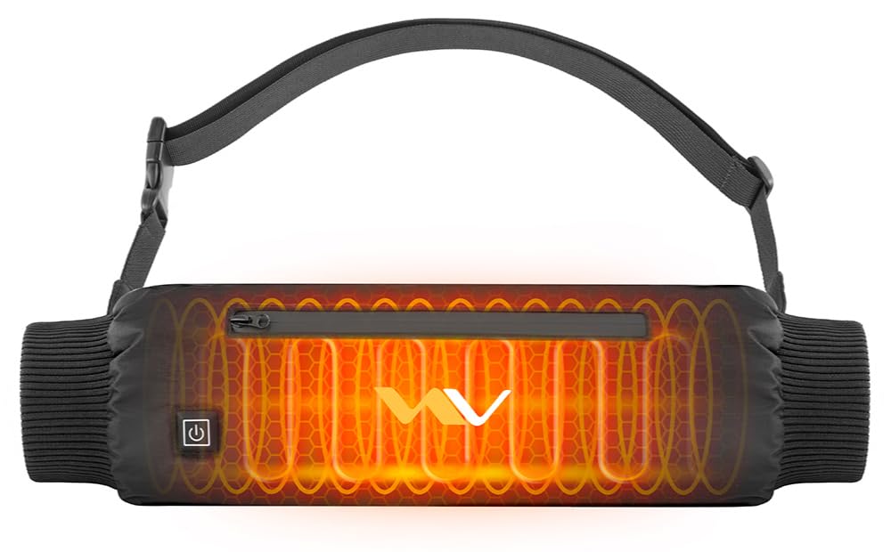 Heated Hand Warmer Pouch with Adjustable Belt, USB Powered Electric ...