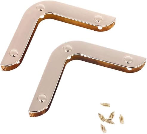 2pcs Metal Handbag Corner Protector - Edge Safety Guard for Purse Bag ...