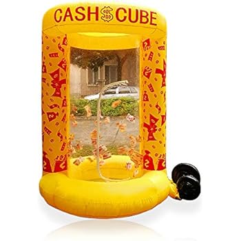 Amazon.com: Inflatable Cash Cube Booth for Advertisment, Inflatable ...